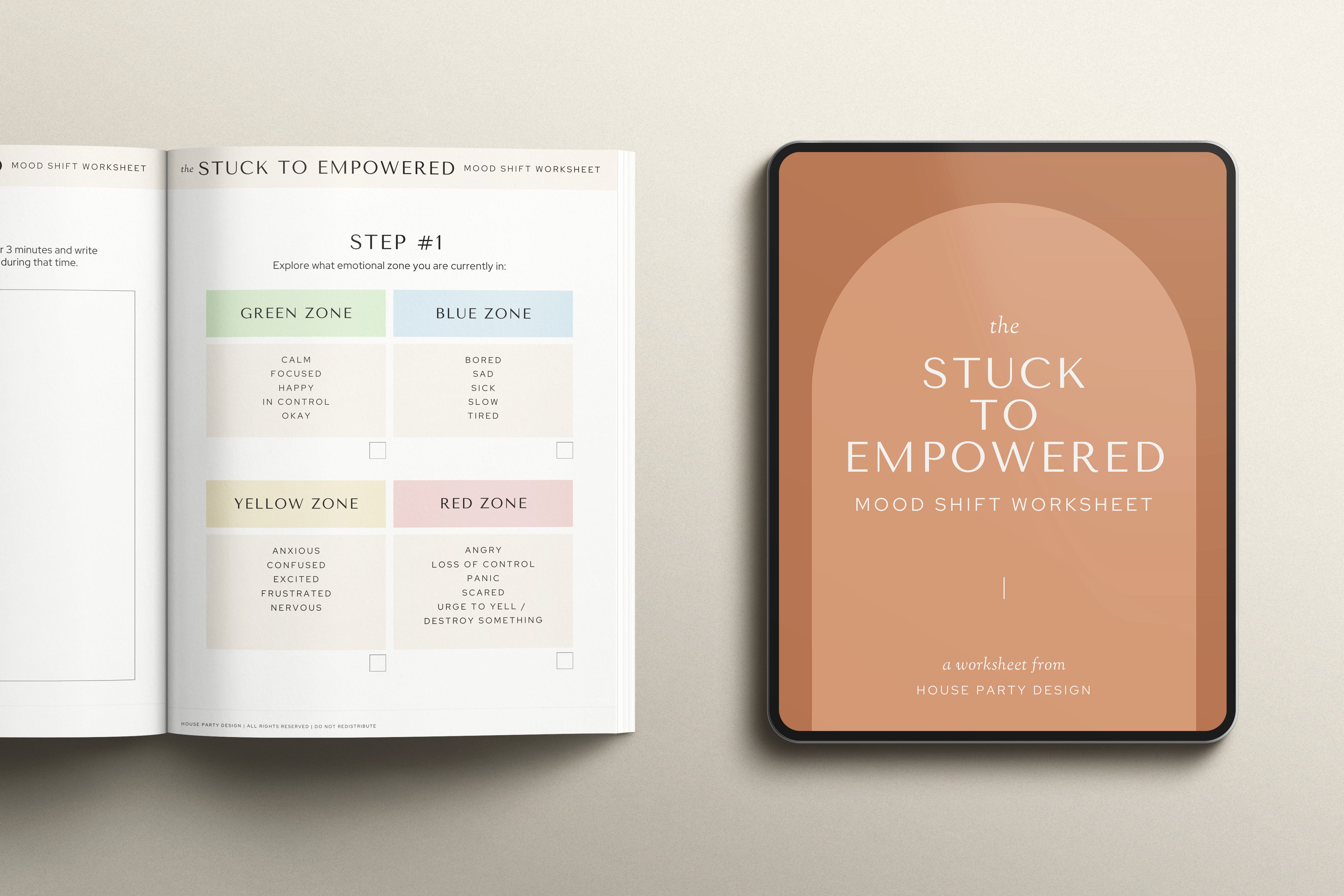 Workbook - Stuck to Empowered – House Party Design